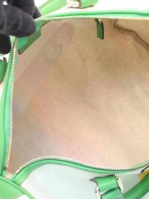 Gucci 2000-2015 Medium Gg Supreme Brazilian Flag Joy Boston Bag