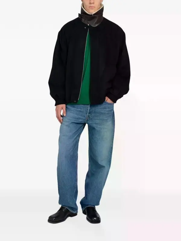 SSSTEIN Mouton-collar Padded Jacket