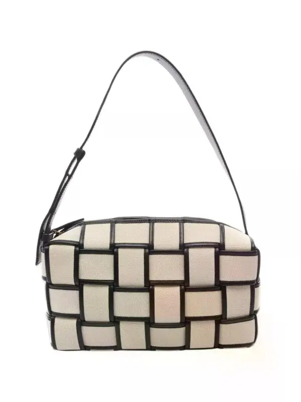 Bottega Veneta 2000-2026 Canvas Cassette Shoulder Bag