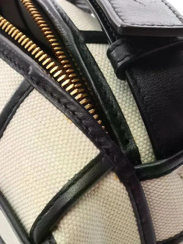 Bottega Veneta 2000-2026 Canvas Cassette Shoulder Bag