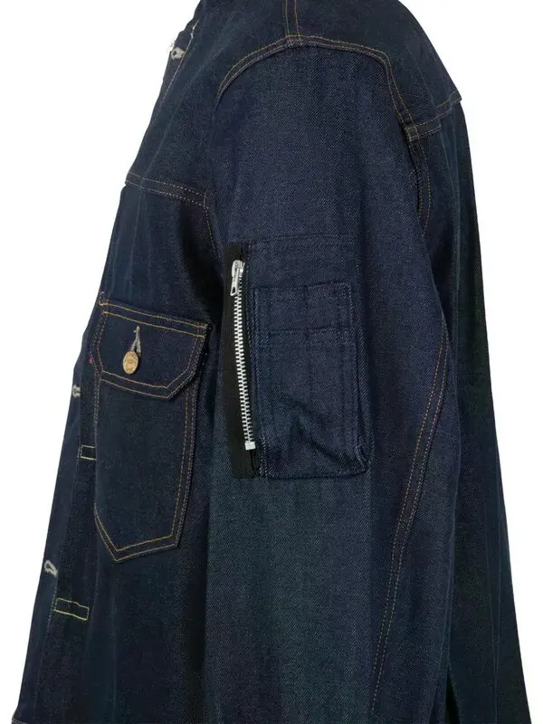 Sacai X Levi's Pleated Denim Jacket