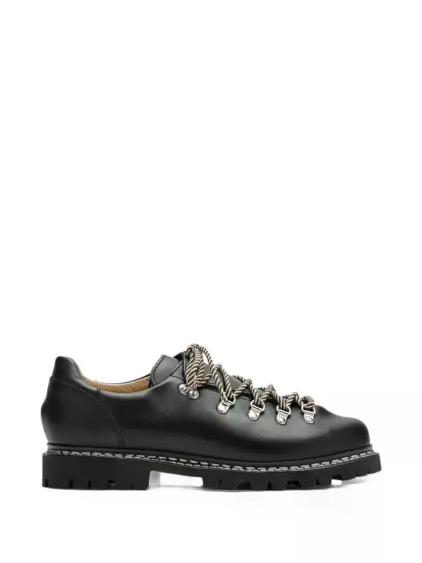 Paraboot Clusaz Leather Derby Shoes - Black