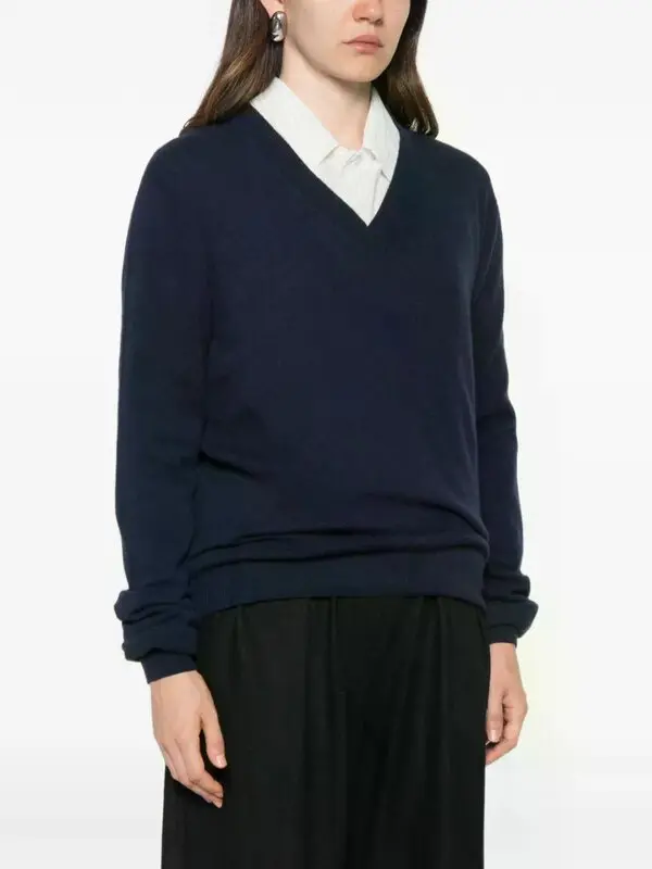 Liviana Conti V-neck Long-sleeve Sweater