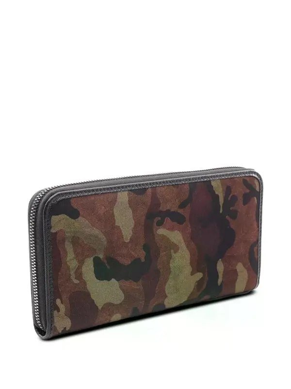 Prada 2010-2026 Tessuto Camouflage Wallet Long Wallets