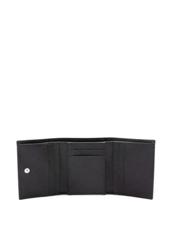 Prada 2013-2026 Saffiano Trimmed Tessuto Wallet Small Wallets