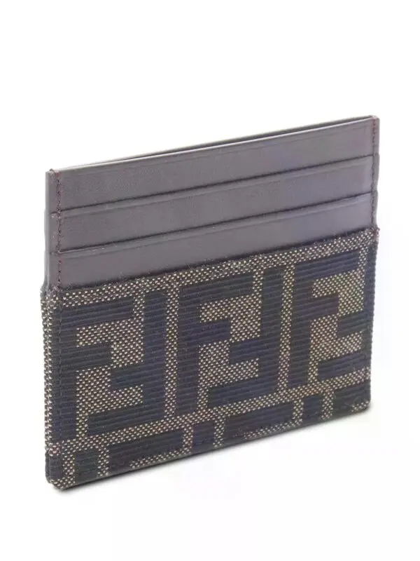 Fendi 2000-2010 Zucca Canvas Case Card Holder