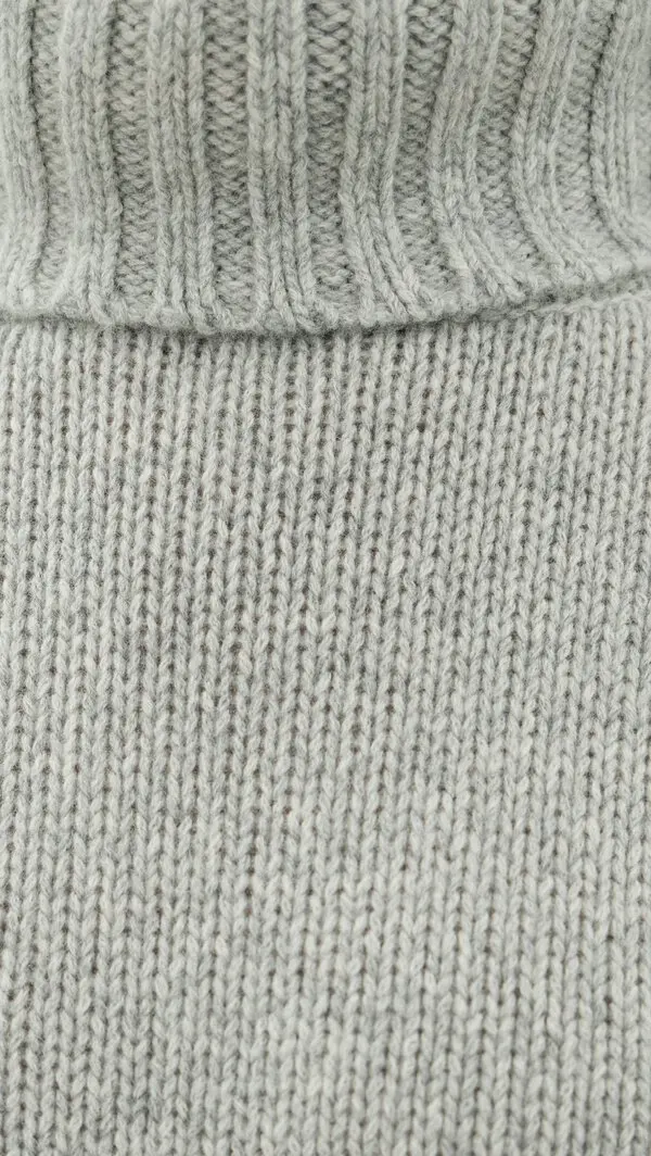 Jenni Kayne Cropped Cashmere Jet Turtleneck Sweater