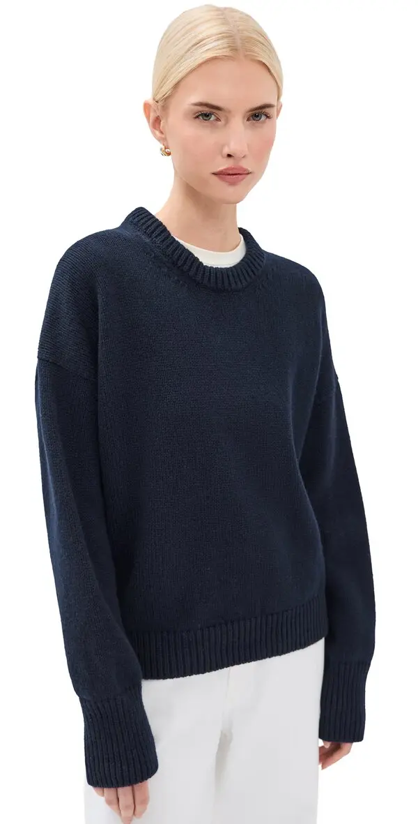 Daughter Sora Slouch Wool Crew Sweater