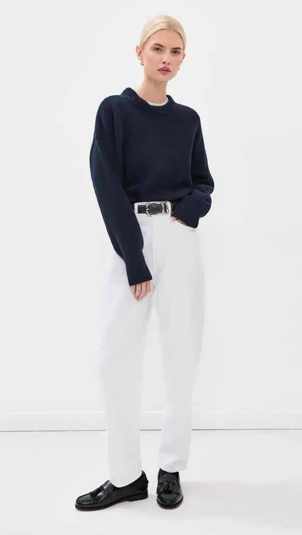 Daughter Sora Slouch Wool Crew Sweater