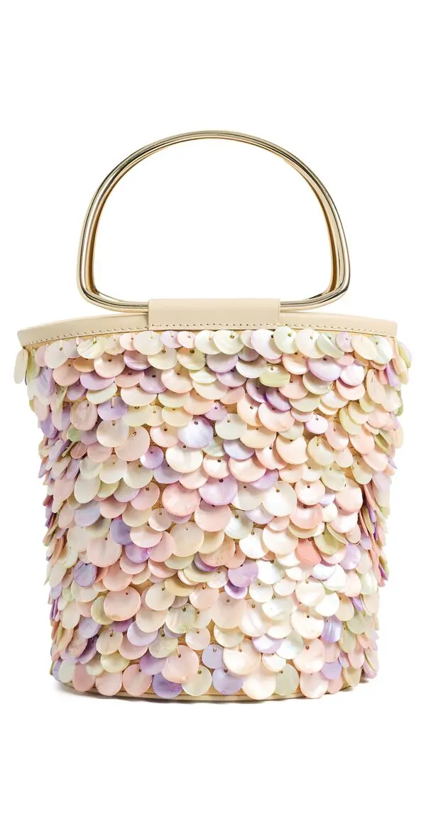 BTB LOS ANGELES Anora Pearl Bucket Bag - Multi