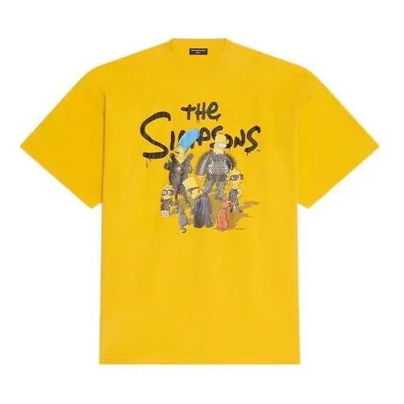 Balenciaga X The Simpsons Oversized Cotton T-shirt