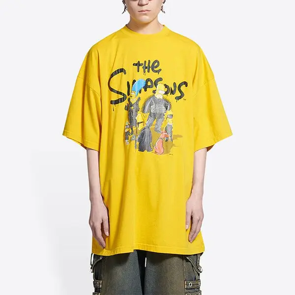 Balenciaga X The Simpsons Oversized Cotton T-shirt