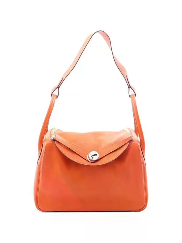 Hermès 2017 Evercolor Lindy 30 Shoulder Bag