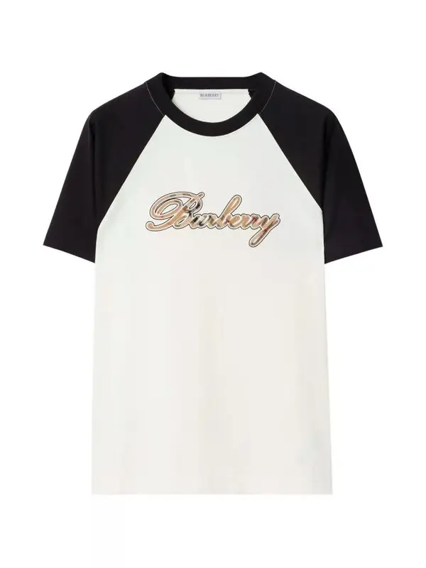 Burberry Logo-detail T-shirt - Neutrals