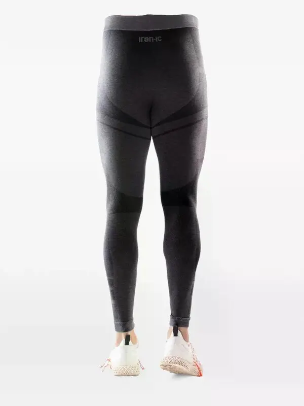 IRON-IC Logo-waistband Panelled Leggings
