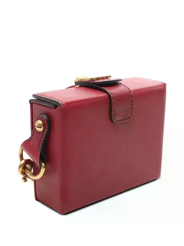 Dior 2015-2026 Small Lambskin Dioraddict Lockbox Bag Crossbody Bag