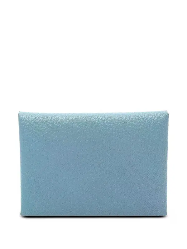 Hermès 2024 Chevre Calvi Duo Purse Coin Pouch