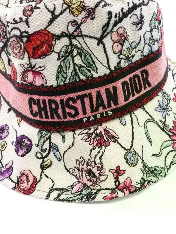 Dior 2010s D-bobby Florilegio Bucket Hat