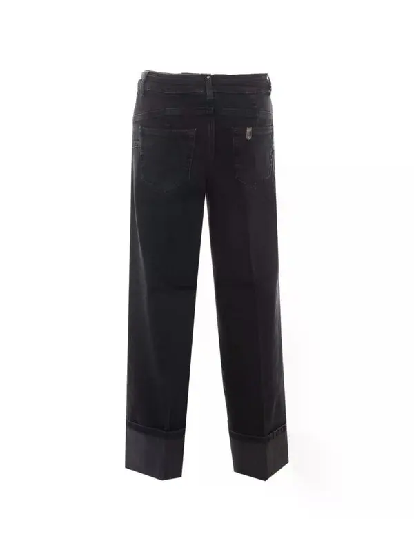 Liu Jo Logo-belt Straight-leg Jeans