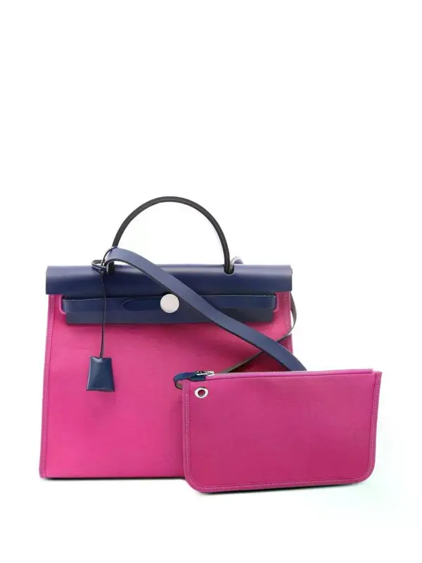 Hermès 2021 Toile Herbag Zip 31 Satchel