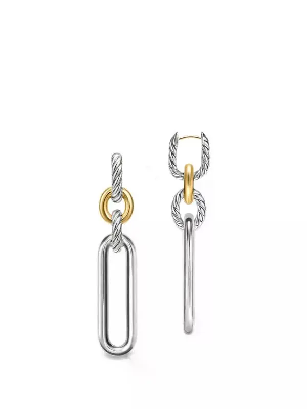 David Yurman Lexington Double Link Drop Earrings