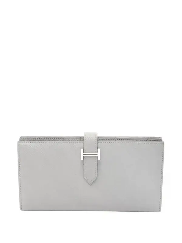 Hermès 2025 Epsom Bearn Soufflet Wallet Long Wallets
