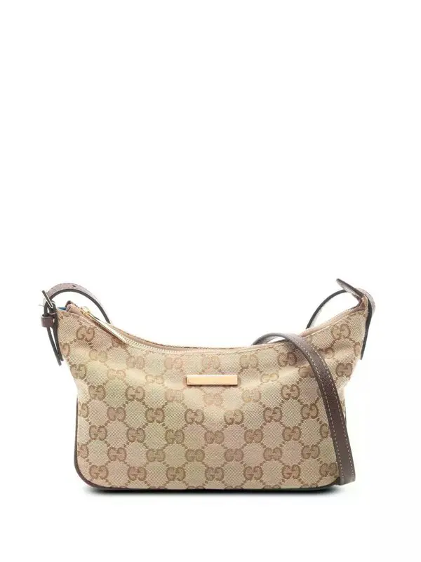 Gucci 2016-2026 Small Gg Canvas Lady Lunetta Shoulder Bag - Neutrals