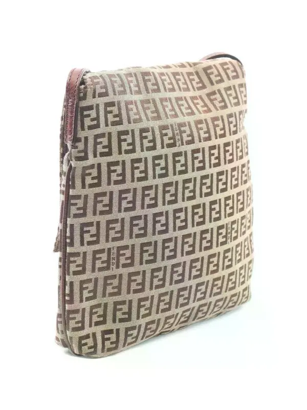 Fendi 2000-2010 Zucchino Canvas Crossbody Bag