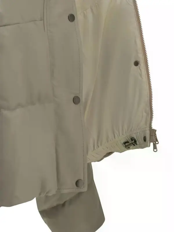 Brunello Cucinelli Quilted Leather Jacket