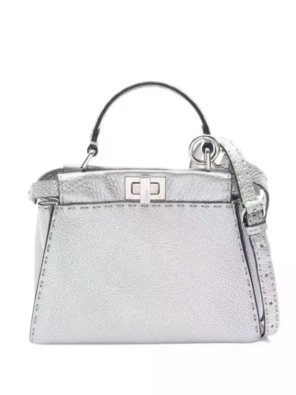 Fendi 2000-2010 Mini Selleria Peekaboo Iconic Satchel