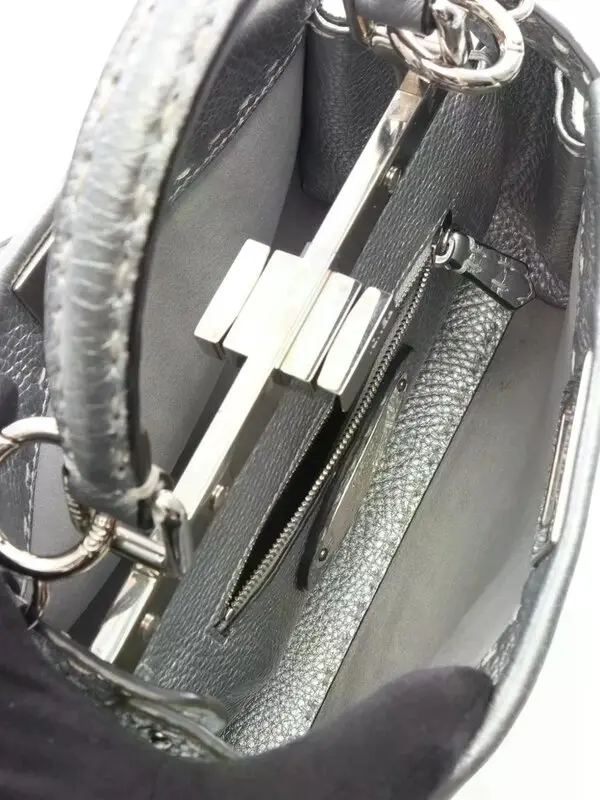 Fendi 2000-2010 Mini Selleria Peekaboo Iconic Satchel