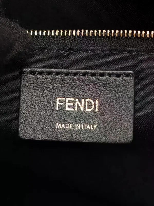 Fendi 2010-2026 Joshua Vides Zucca Coated Canvas Cloudy Shopper Satchel