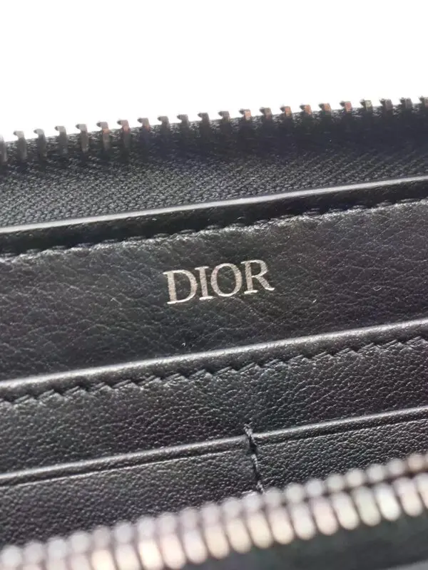 Dior 2000-2026 Oblique Canvas Wallet Long Wallets