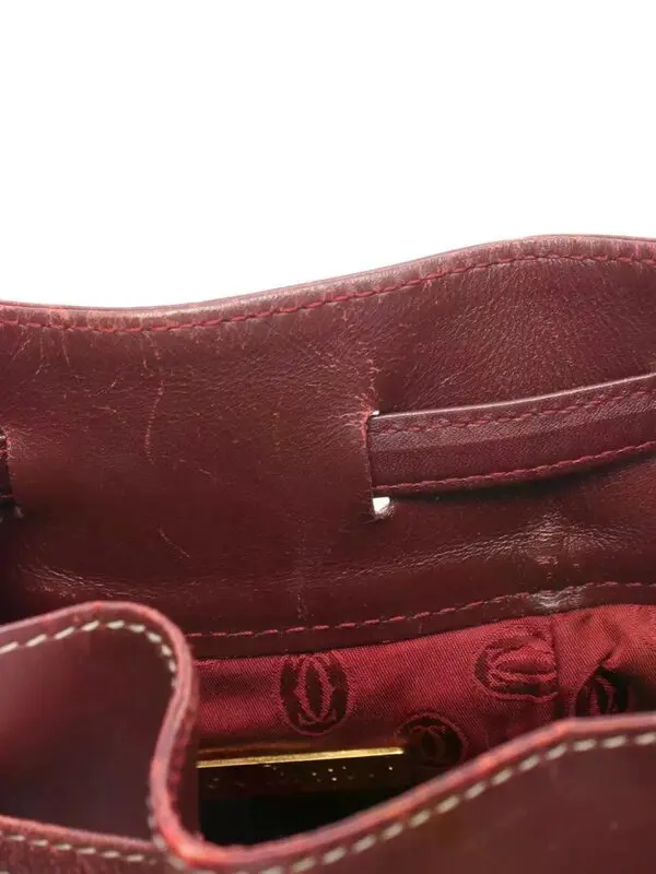Cartier 1980-1990 Must De Leather Bucket Bag