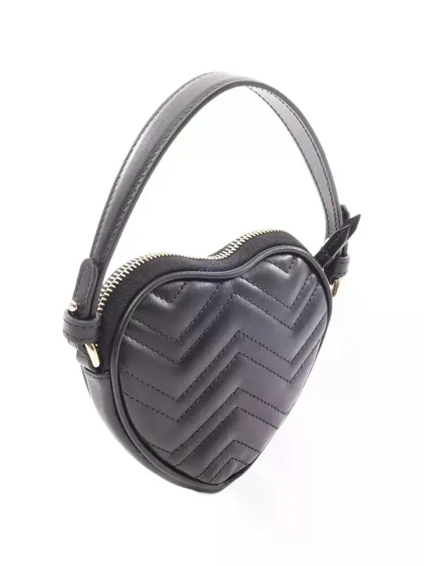 Gucci 2016-2026 Gg Marmont Calfskin Heart Satchel