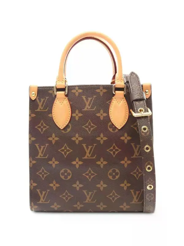 LOUIS VUITTON 2000-2026 Monogram Sac Plat Bb Satchel