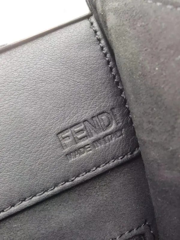 Fendi 2010-2026 Large Bicolor Vitello Elite 3jours Tote Bag