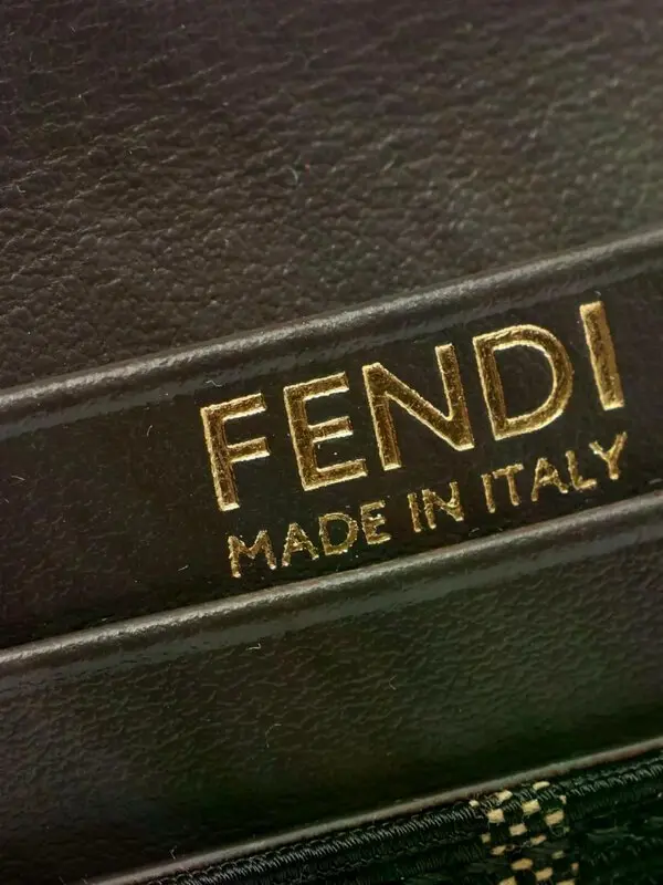 Fendi 2000-2010 Zucca Canvas Case Card Holder