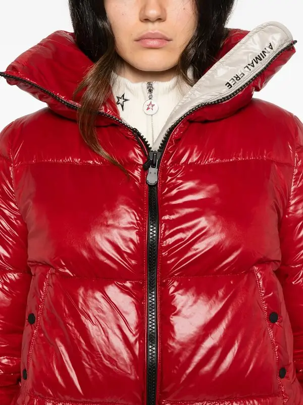 SAVE THE DUCK Isla Puffer Jacket With Lacquer Finish