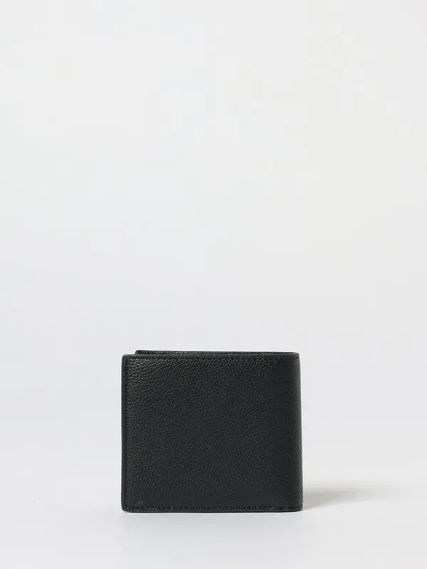 BOSS Grained Faux Leather Horizontal Wallet With Coin Pocket