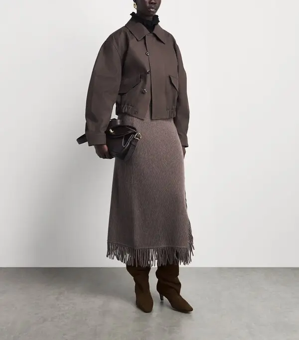 Sandro Suede Slouchy Knee-high Boots 55