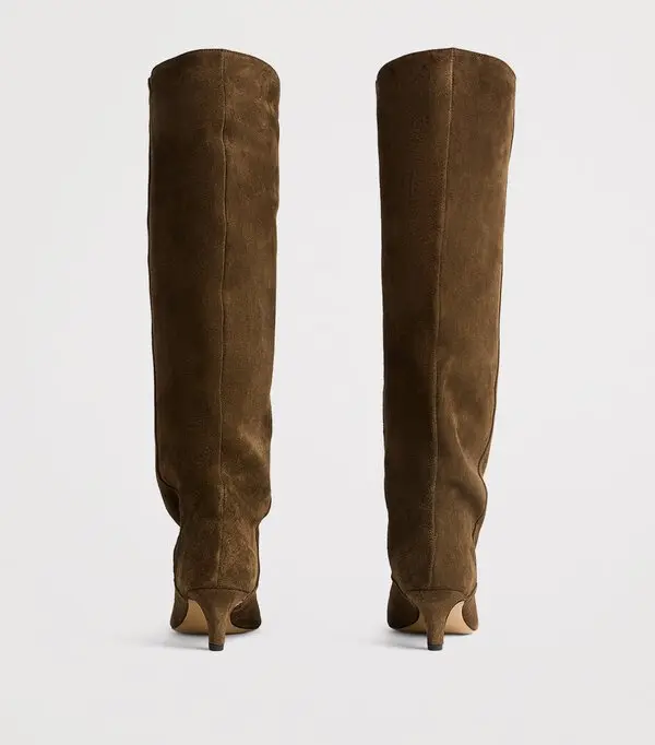 Sandro Suede Slouchy Knee-high Boots 55
