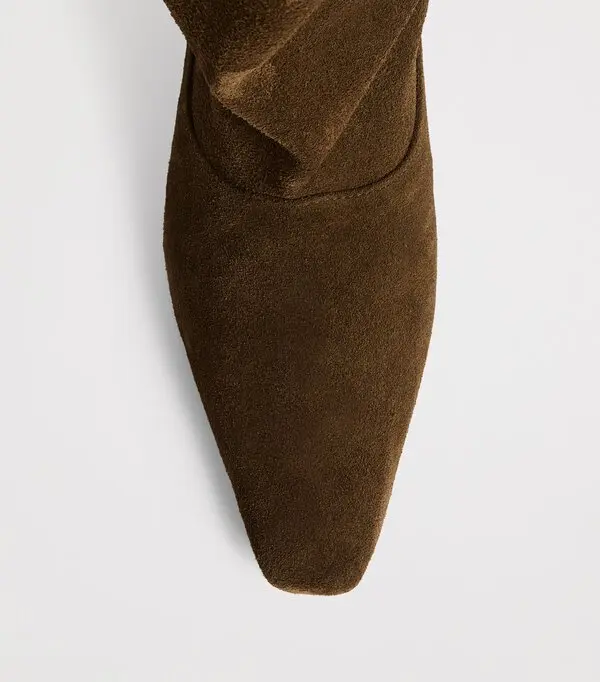 Sandro Suede Slouchy Knee-high Boots 55