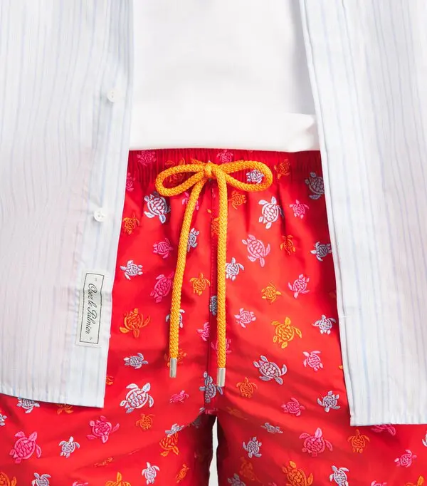 Vilebrequin Embroidered Turtle Mistral Swim Shorts