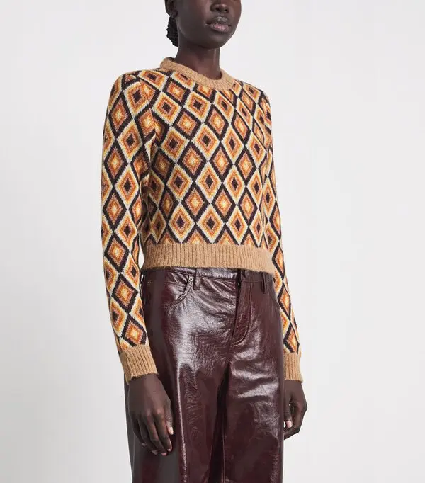 MOTHER Alpaca-blend The Crop Sweater