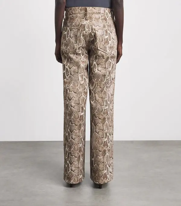 MOTHER The Maven Sneak High-rise Straight Jeans