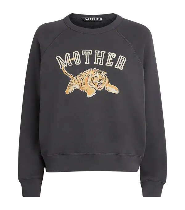MOTHER Cotton The Concert Sweatshirt - Grey