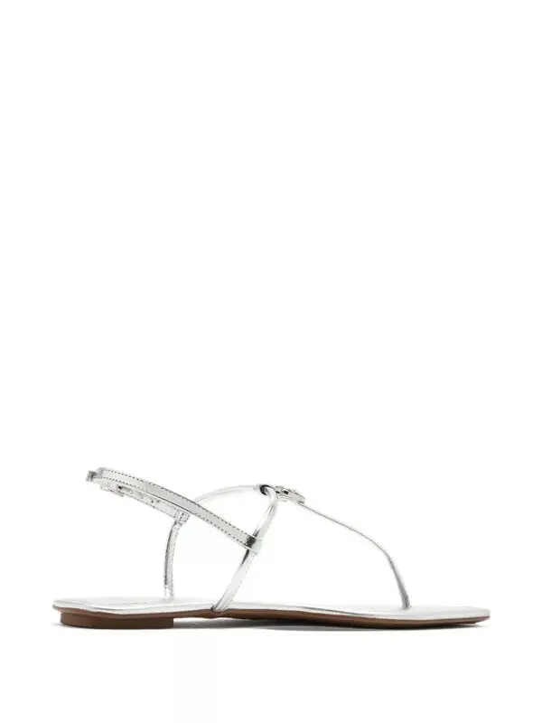 Schutz Crystal-embellished Leather Sandals