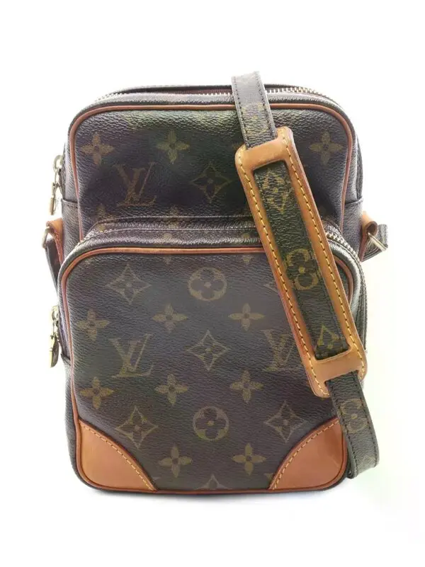 LOUIS VUITTON 2003 Monogram Amazone Crossbody Bag - Brown