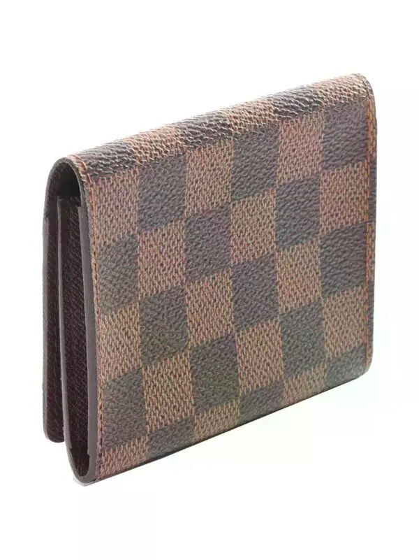 LOUIS VUITTON 2003 Damier Ebene Card Holder